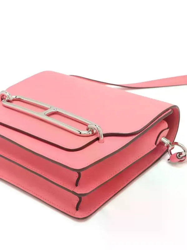 Hermès 2025 Mini Swift Sac Roulis 18 Crossbody Bag - Pink
