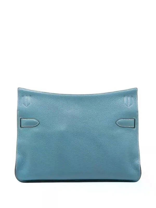 Hermès 2009 Clemence Jypsiere 34 Crossbody Bag - Blue