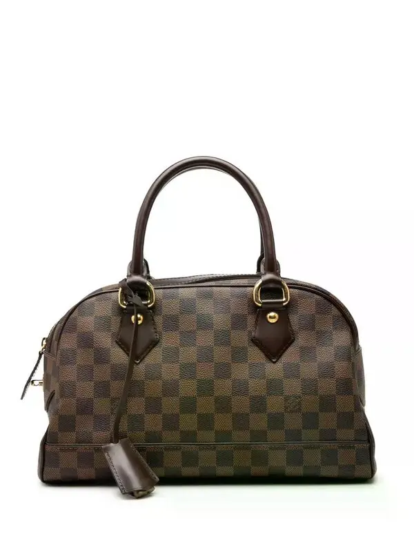 LOUIS VUITTON 2006 Damier Ebene Duomo Handbag