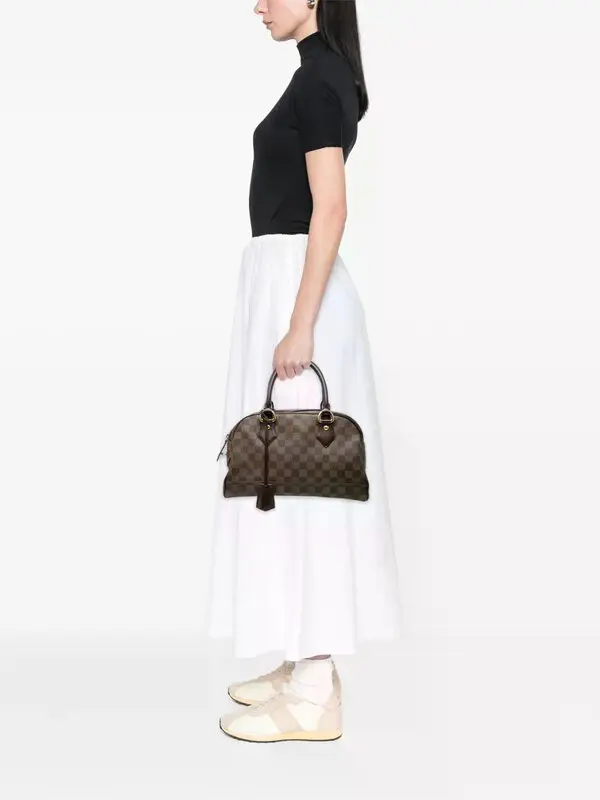 LOUIS VUITTON 2006 Damier Ebene Duomo Handbag