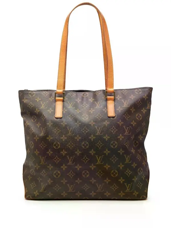 LOUIS VUITTON 2000 Monogram Cabas Mezzo Tote Bag