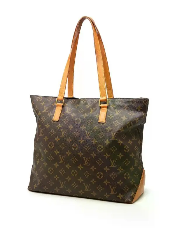 LOUIS VUITTON 2000 Monogram Cabas Mezzo Tote Bag