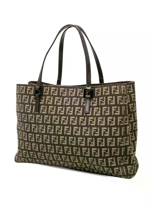 Fendi Zucchino Canvas Tote Bag