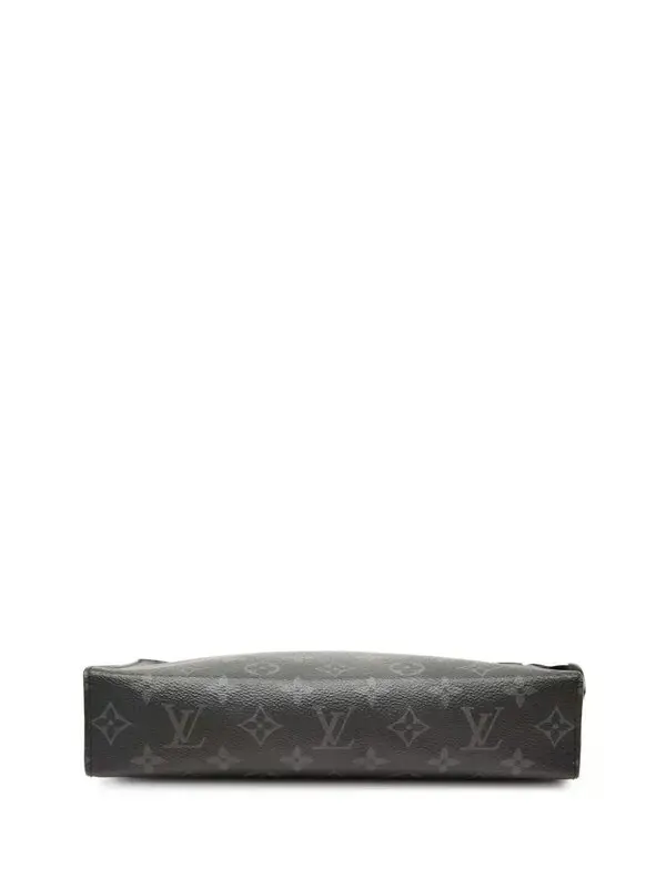 LOUIS VUITTON 2019 Monogram Eclipse Pochette Voyage Mm Clutch Bag