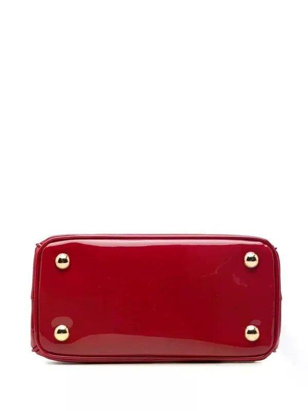 Prada 2013-2026 Mini Patent Galleria Double Zip Satchel