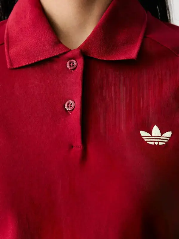 Adidas Mini Logo-embroidered Polo Dress