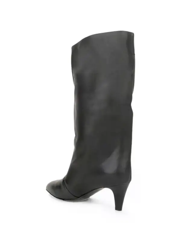LINDA BAUMANN Pointed-toe Slouchy Boots