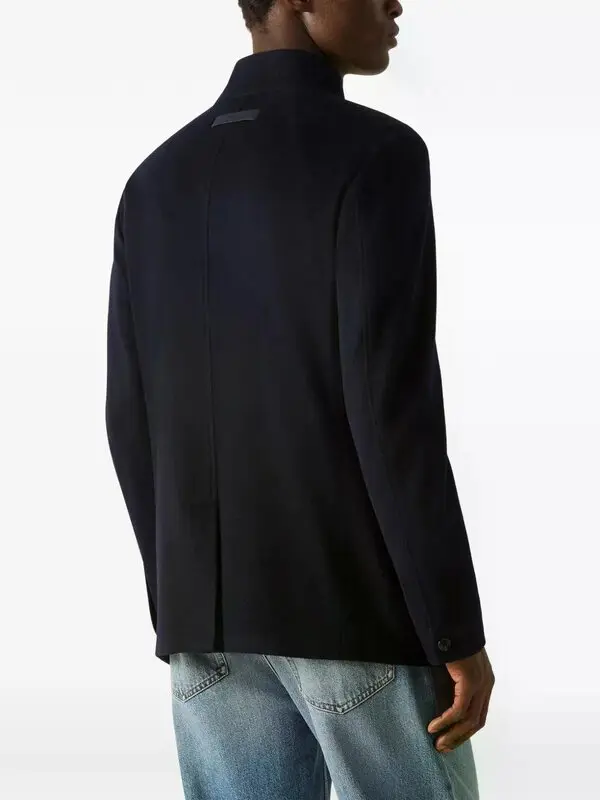 Zegna Navy Oasi Cashmere Il Conte Jacket