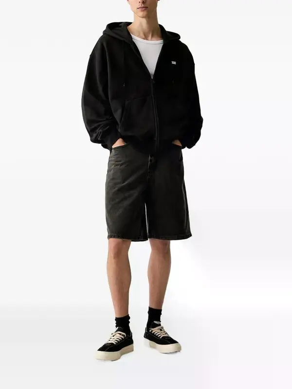 VANS Logo-print Zip-up Hoodie