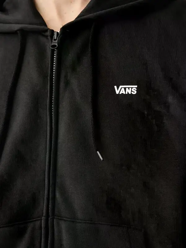 VANS Logo-print Zip-up Hoodie