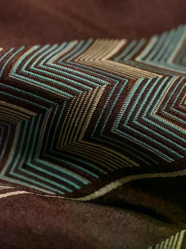 Ralph Lauren Chevron-pattern Silk Tie