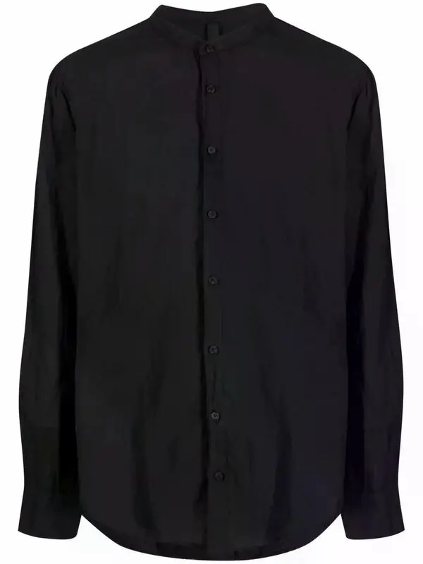 POÈME BOHÉMIEN Collarless Cotton Shirt