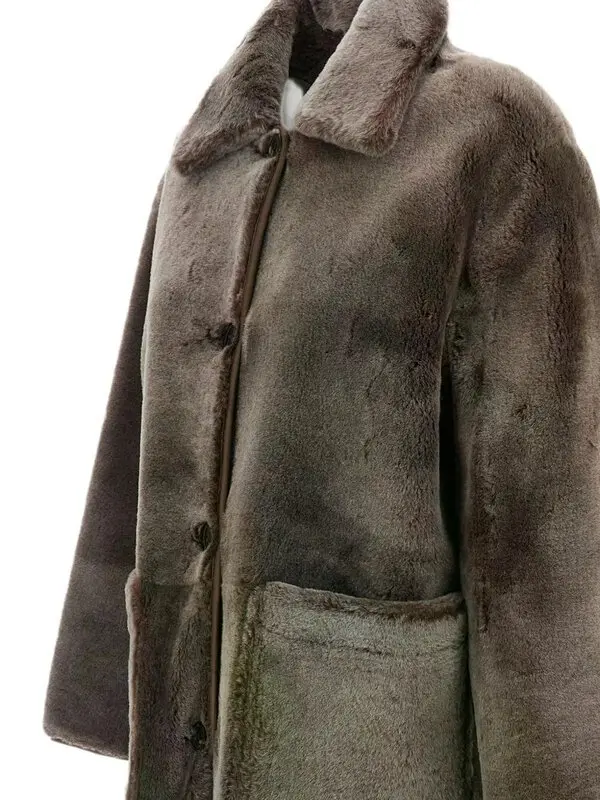 ARMA Shearling Patch-pocket Coat