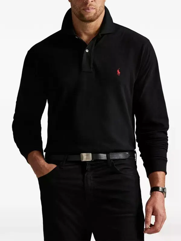 Polo Ralph Lauren Long-sleeve Mesh Polo Shirt
