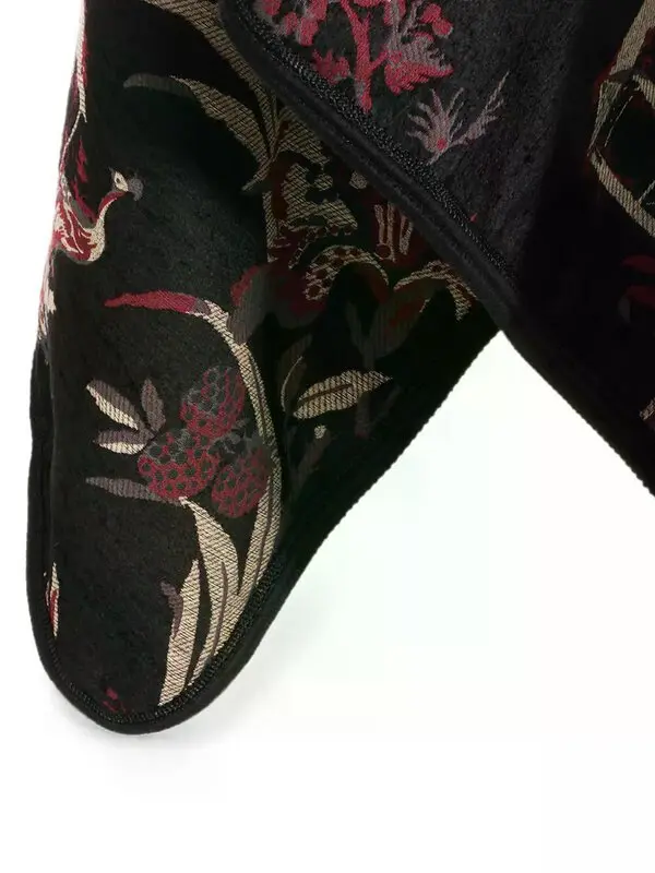 Etro Jacquard-woven Floral-print Cape