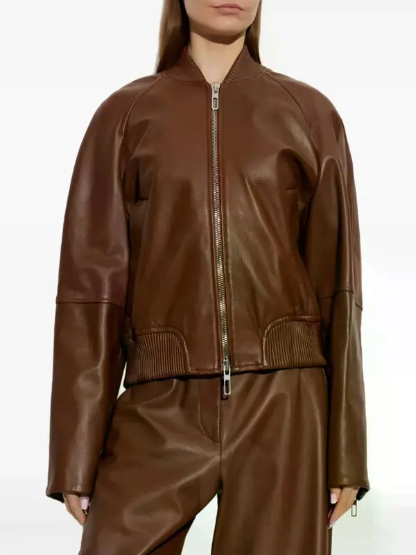 Sportmax Amour Leather Jacket