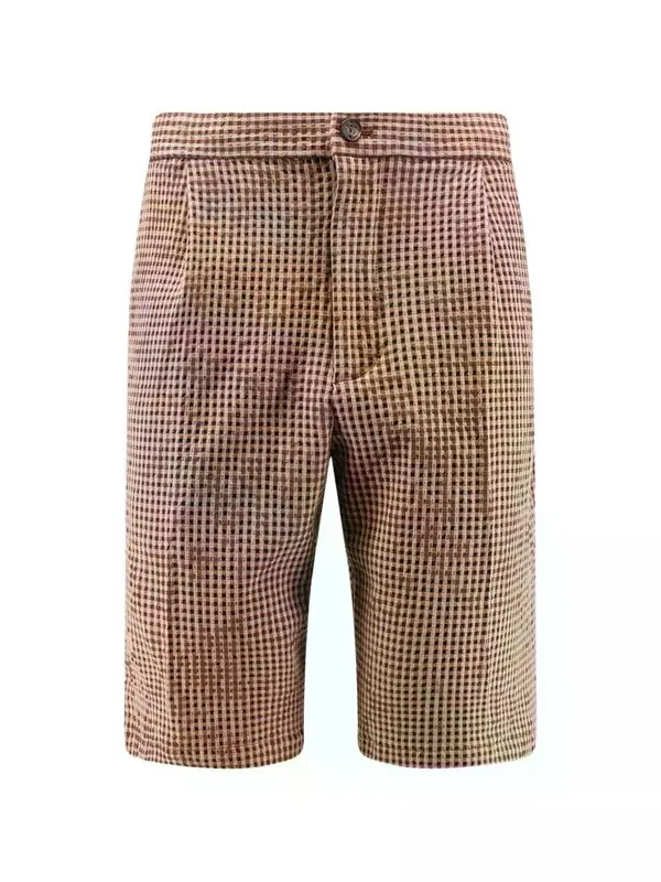HEVO Torre Lapillo Checked Shorts