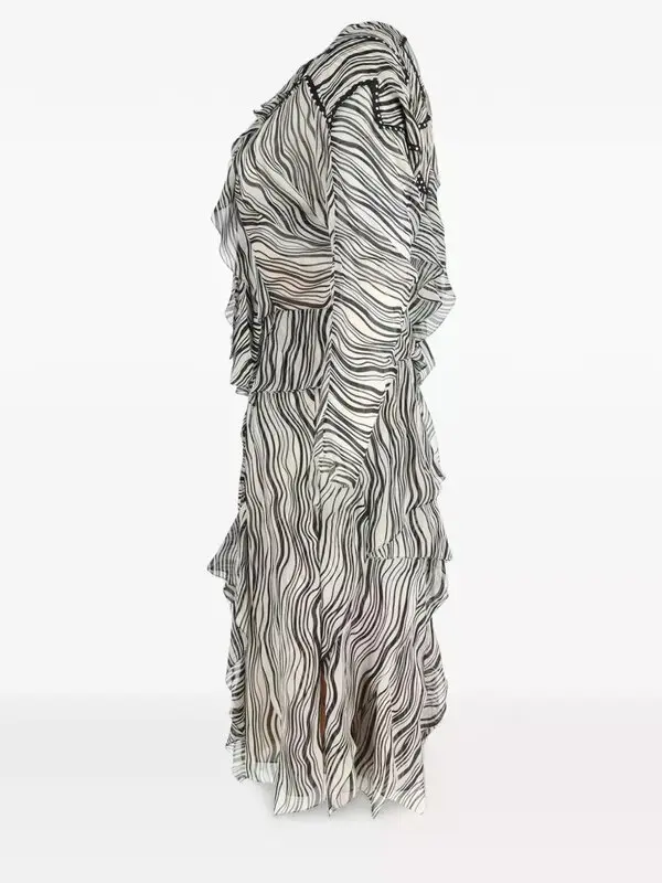 Chloé Ruffled Printed Dress