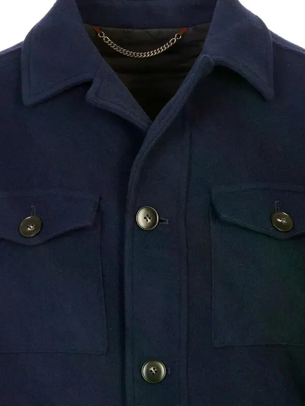 Canali Button-up Multi-pocket Jacket