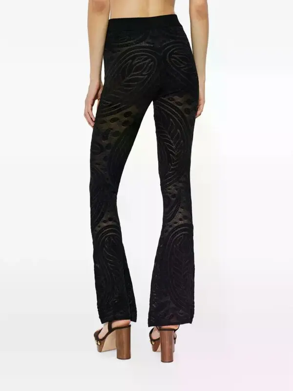 Etro Paisley-pattern Flared Trousers