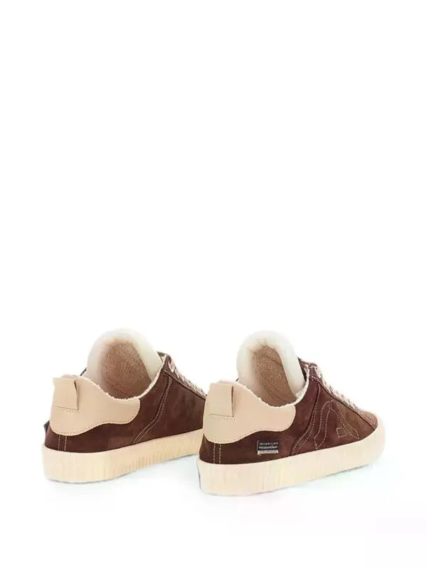 SPRINGA Wavy Suede Logo-patch Sneakers