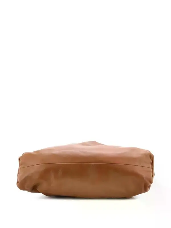 Bottega Veneta The Pouch Leather Clutch Bag - Brown