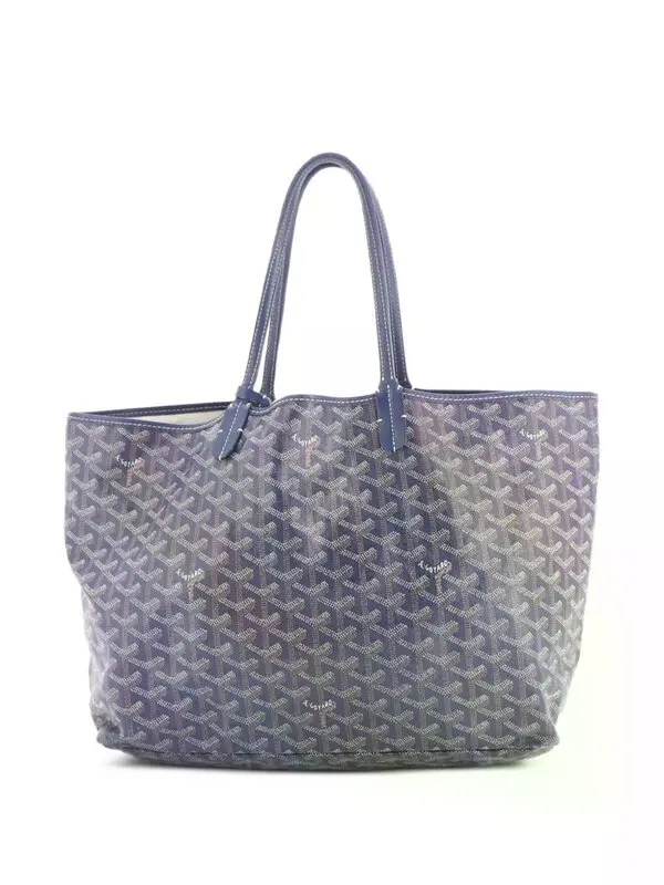 Goyard Saint Louis Coated Canvas Pm Tote Bag - Blue