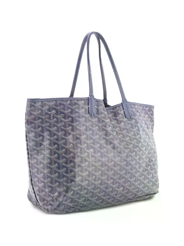 Goyard Saint Louis Coated Canvas Pm Tote Bag - Blue