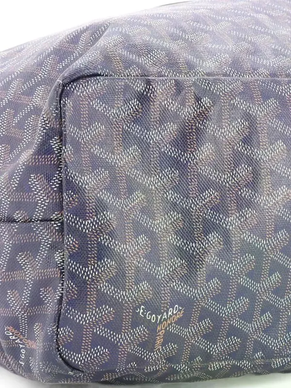 Goyard Saint Louis Coated Canvas Pm Tote Bag - Blue