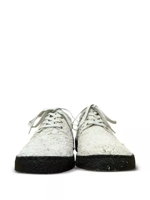 Comme Des Garçons George Cox Distressed-effect Sneakers - Neutrals