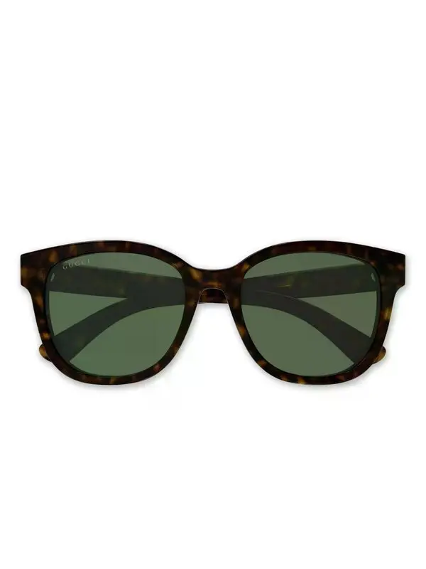 Gucci Tortoiseshell Square Sunglasses - Brown