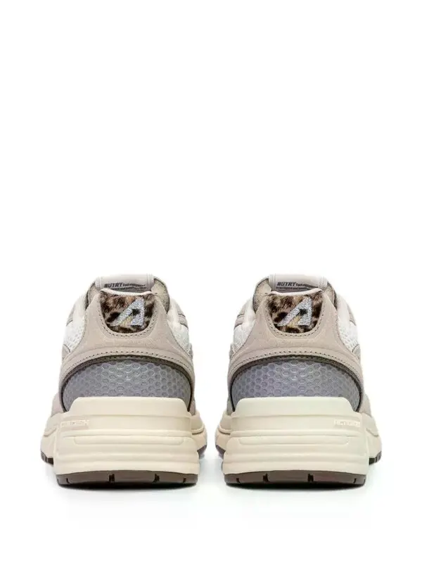 AUTRY Hyperway Leopard-print Panelled Sneakers