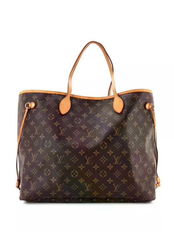 LOUIS VUITTON Neverfull Monogram Canvas Gm Tote Bag - Brown