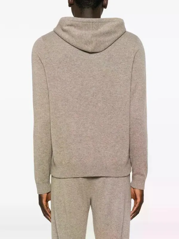 Eric Bompard Cashmere Hoodie - Brown