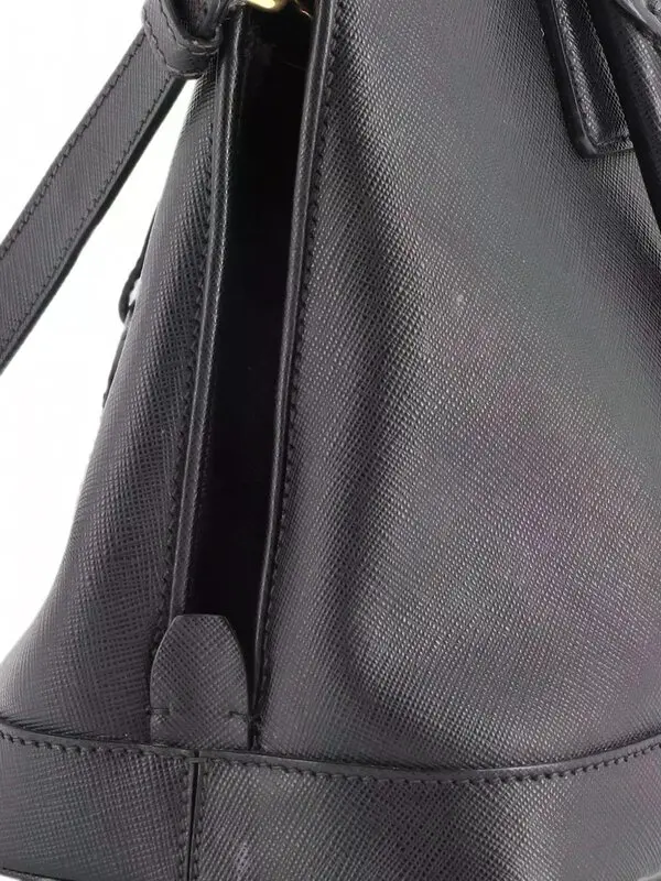 Prada Open Promenade Bag Saffiano Leather Medium Tote Bag