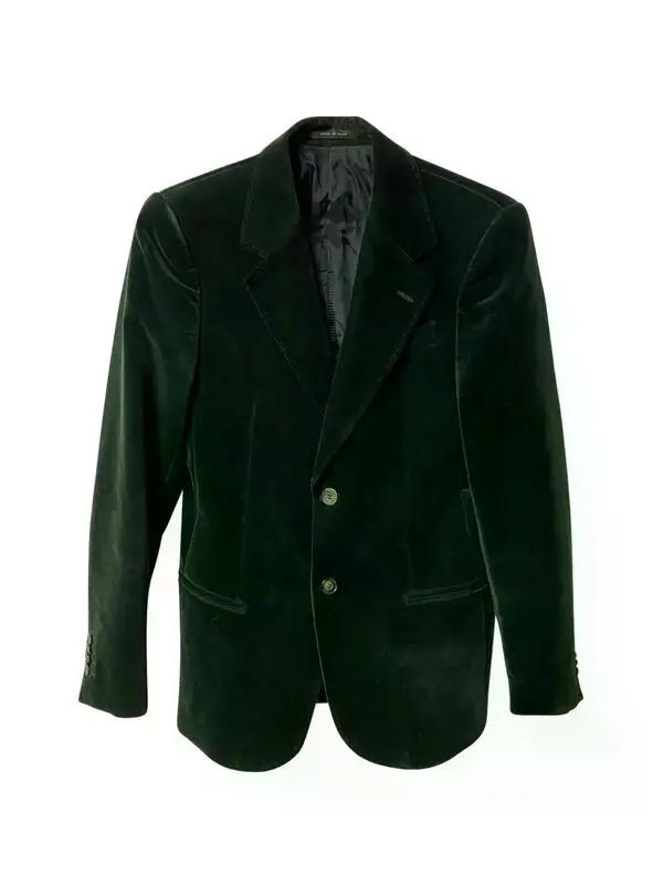 Emporio Armani Single-breasted Velvet Jacket
