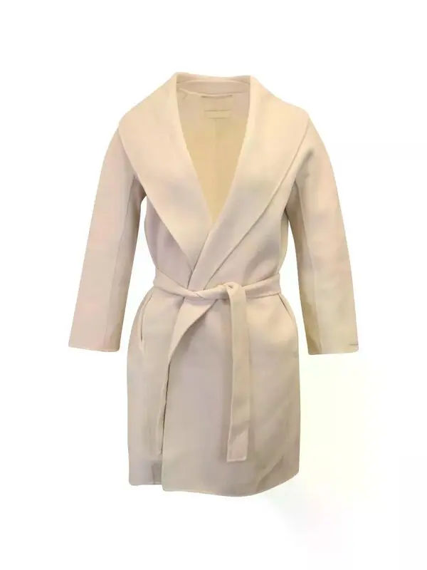 Max Mara Belted Shawl-collar Coat