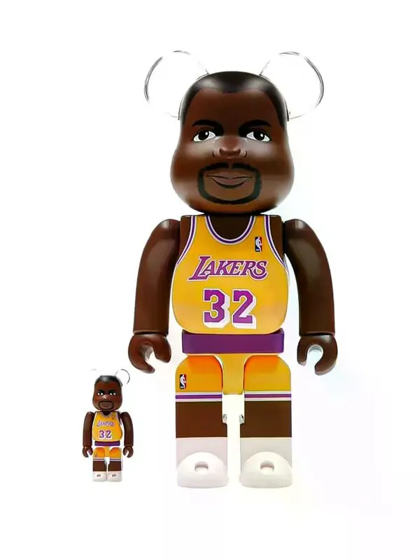 MEDICOM TOY X Nba Magic Johnson Be@rbrick Set - Brown