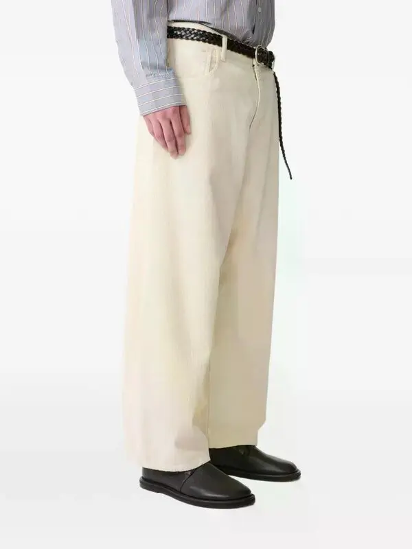 Studio Nicholson Paolo Corduroy Wide-leg Trousers - Neutrals