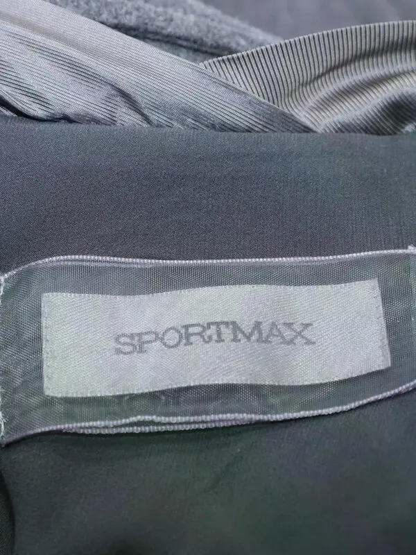 Sportmax Double-breasted Pleated Coat
