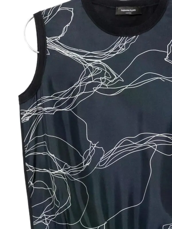 Fabiana Filippi Abstract-print Vest