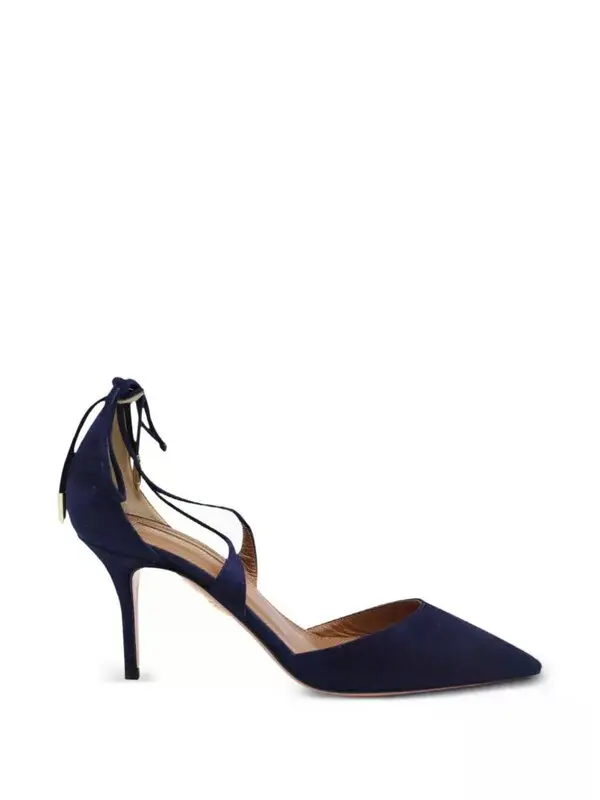 AQUAZZURA Very Matilde Pointed-toe Pumps - Blue