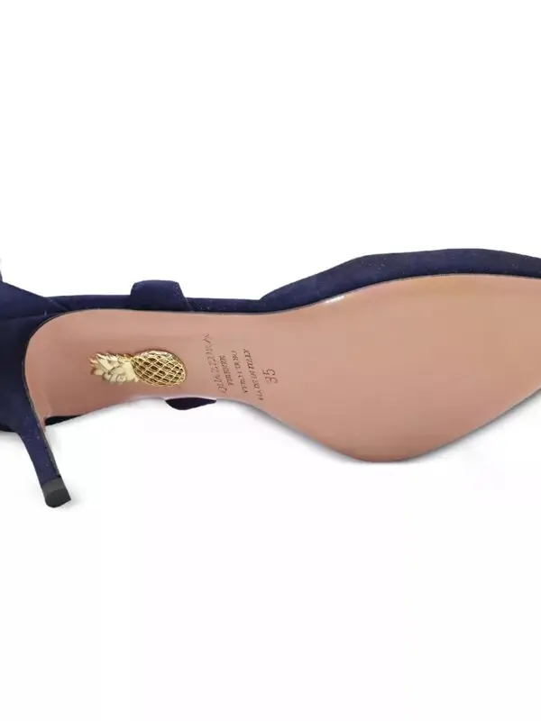 AQUAZZURA Very Matilde Pointed-toe Pumps - Blue