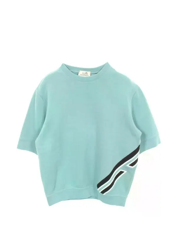 Hermès 2010s Run H Short-sleeve T-shirt - Blue