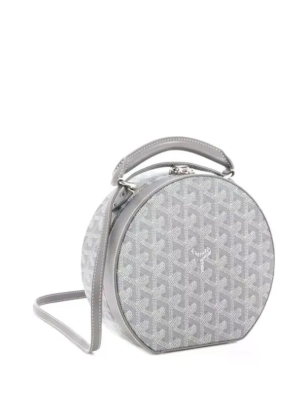 Goyard Coated Canvas Alto Hatbox Bag - Grey