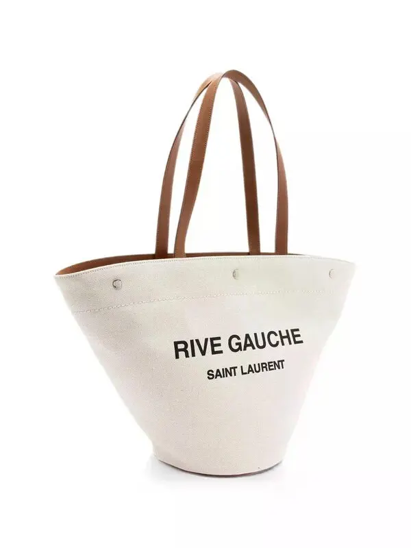 Saint Laurent Rive Gauche Trapezoid Tote Bag