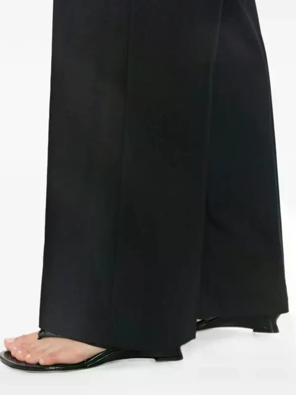Peserico Elasticated Waistband Pressed-crease Trousers