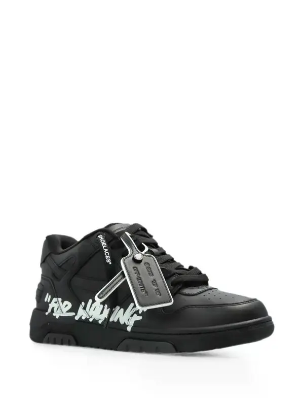 Off-White Out Of Office For Walking Sneakers - Black