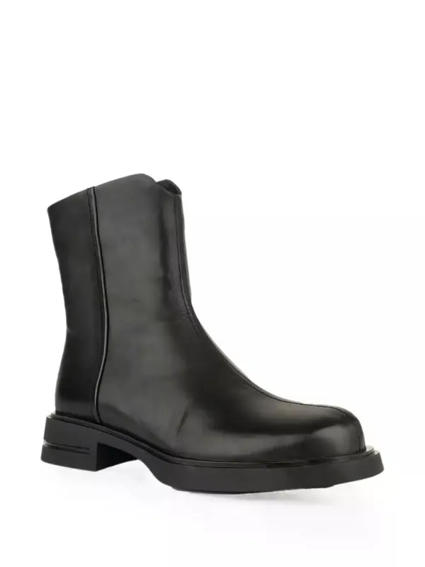 LINDA BAUMANN Calf-leather Side-zip Boots