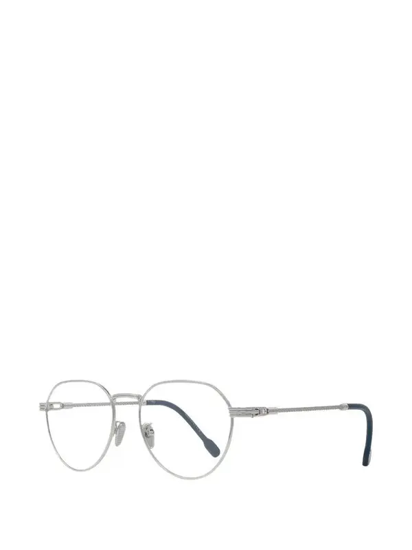 FRED Godron Round Frame Eyeglasses - Silver
